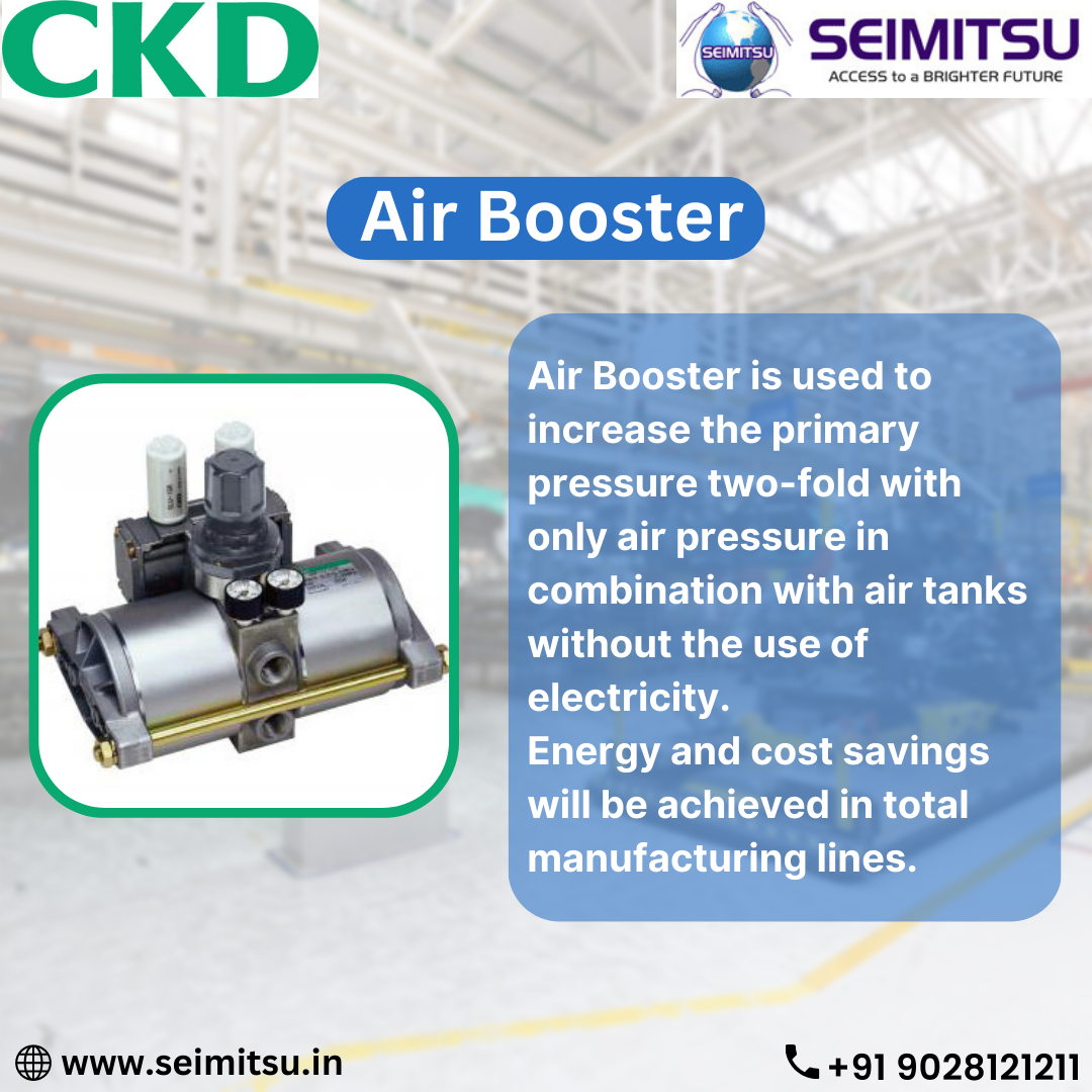 CKD Air Booster | SEIMITSU - SEIMITSU Factory Automation Pvt. Ltd ...