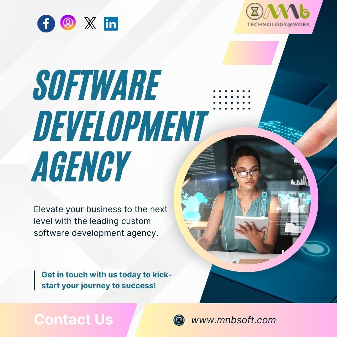 Custom Software Development Agency| MNB SOFT SOLUTION - mnbsoft - Medium