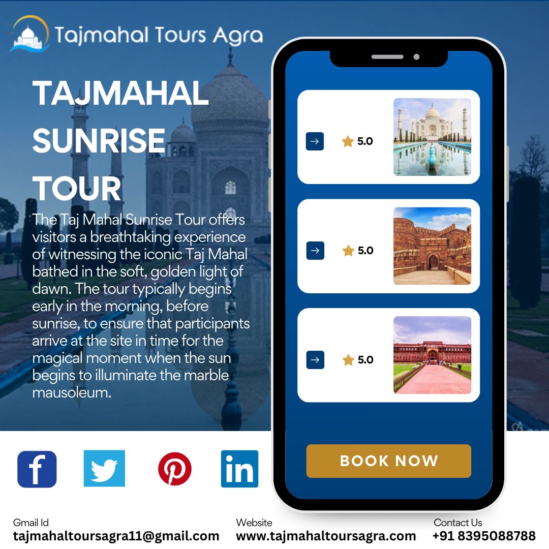 Taj Mahal Sunrise Tour. Experience the magnificence of the Taj… | by ...