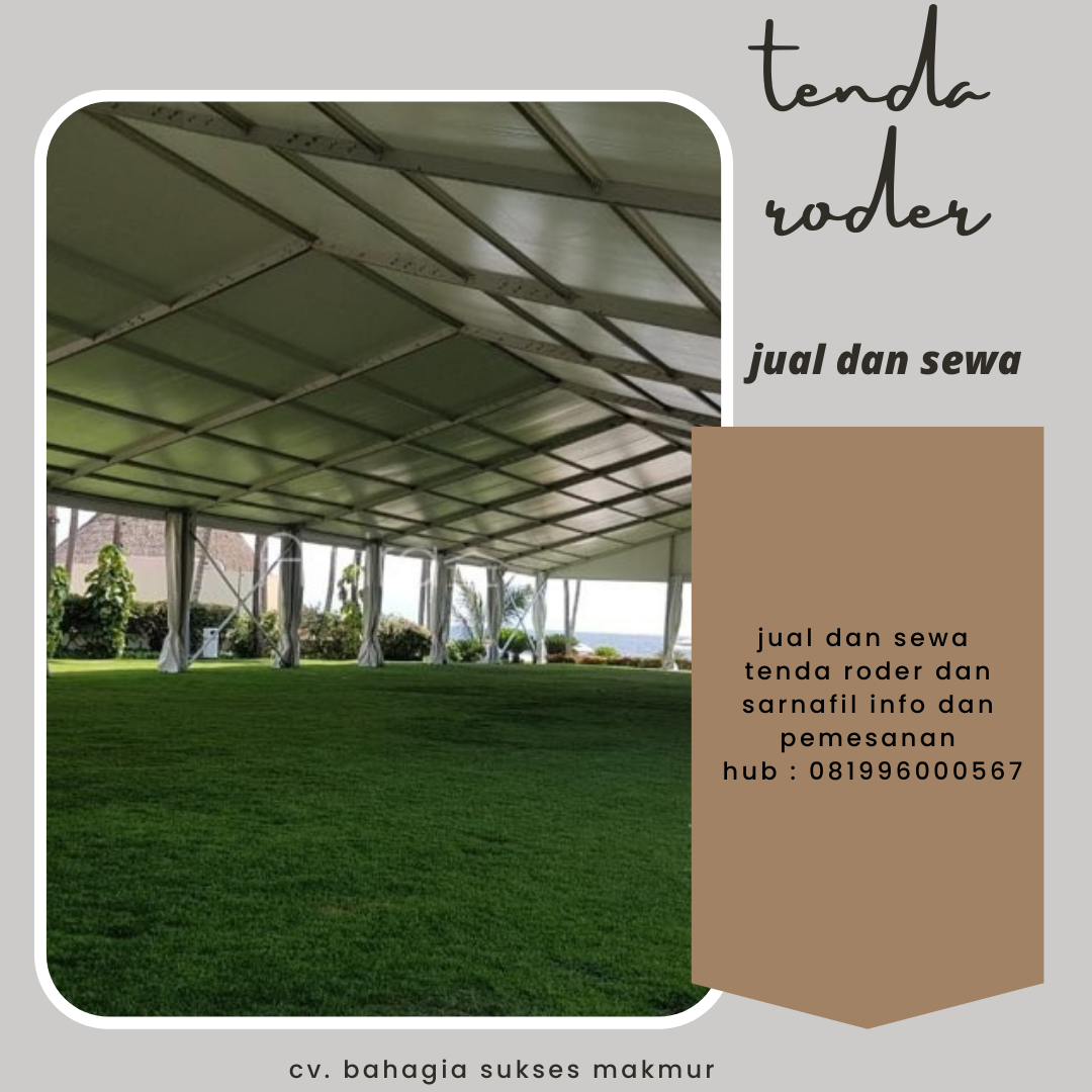 Selain untuk menampung banyak orang seperti ruangan back stage - rini ...