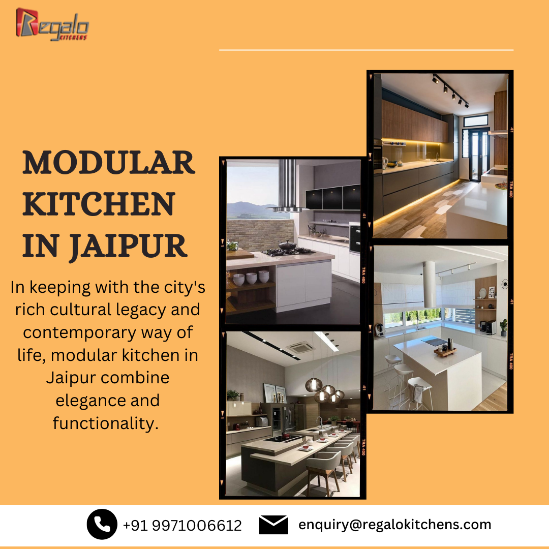 Modular Kitchen In Jaipur | Regalo Kitchens - Kitchen Design - Medium