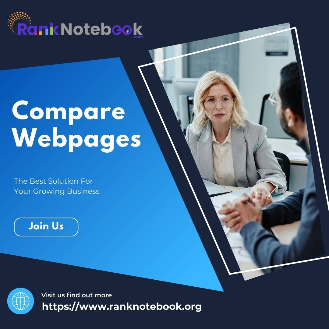 Hire The Best compare webpages Tool — Rank Notebook - Ranknotebook - Medium