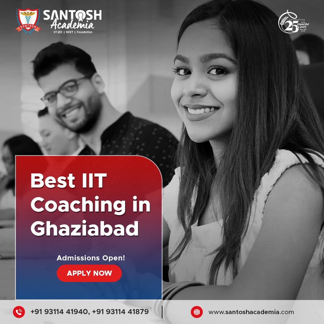 Best IIT Coaching in Ghaziabad - Santosh Academia - Medium