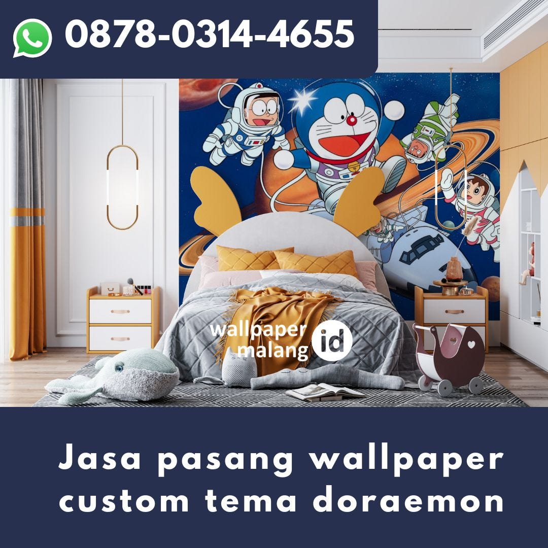 WA 0878–0314–4655 Jasa pasang wallpaper custom tema doraemon | by ...