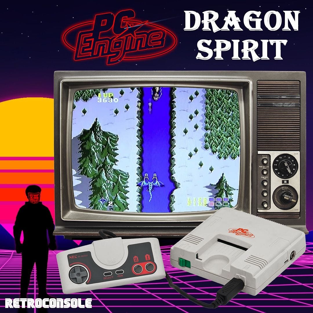 Dragon Spirit 1988/PC-Engine/Namcot - Alicia, the princess of the ...