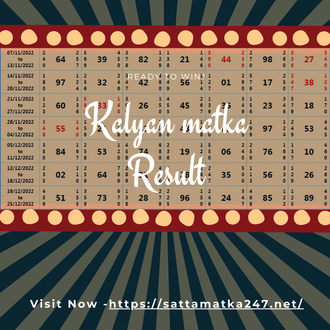 Kalyan Matka Result. Matka is a very basic game where you… | by Satta Matka 247 | Mar, 2024 | Medium