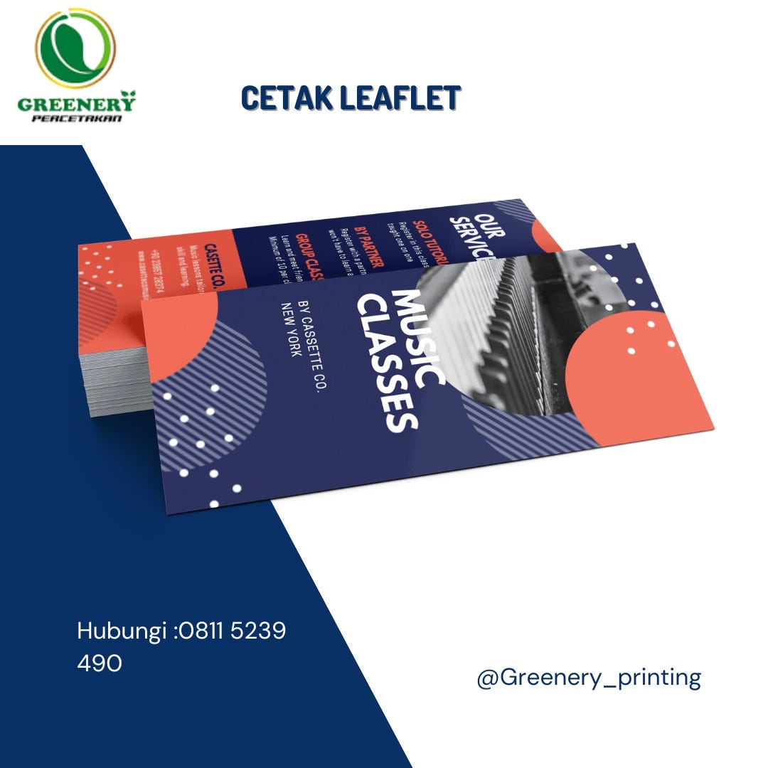 Pusat Pengadaan Cetak leaflet di Katingan Hub 0811 5239 490 WA - Very Greenery - Medium