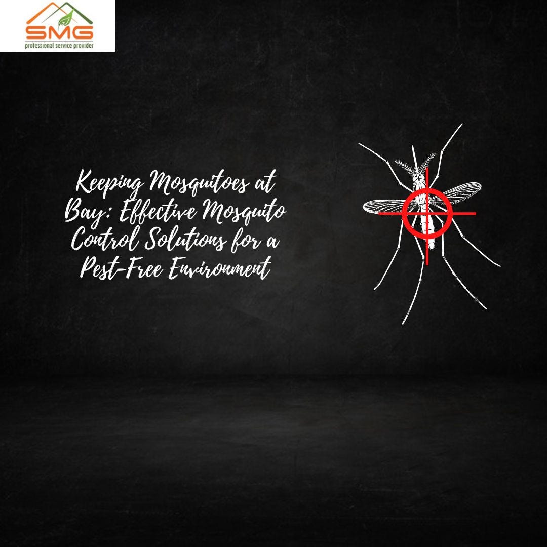 Keeping Mosquitoes at Bay: Effective Mosquito Control Solutions for a ...