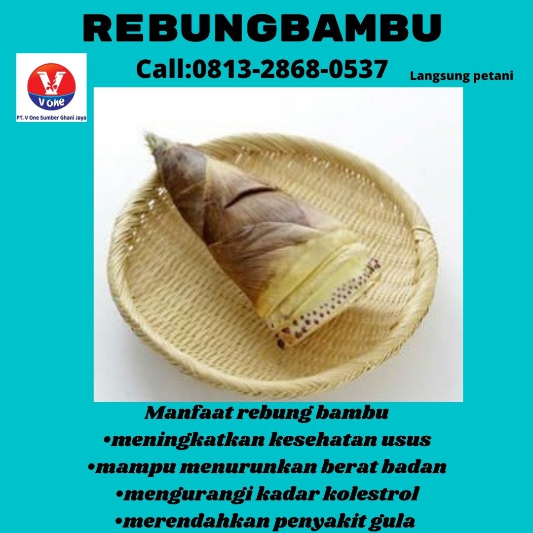Pusat Budidaya Herbal Rebung Bambu Betung Tambak Bayumas ...