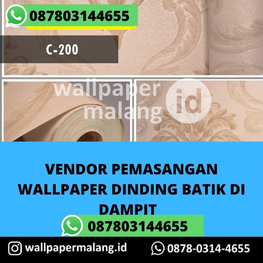 VENDOR PEMASANGAN WALLPAPER DINDING BATIK DI DAMPIT WA | by Tukang ...