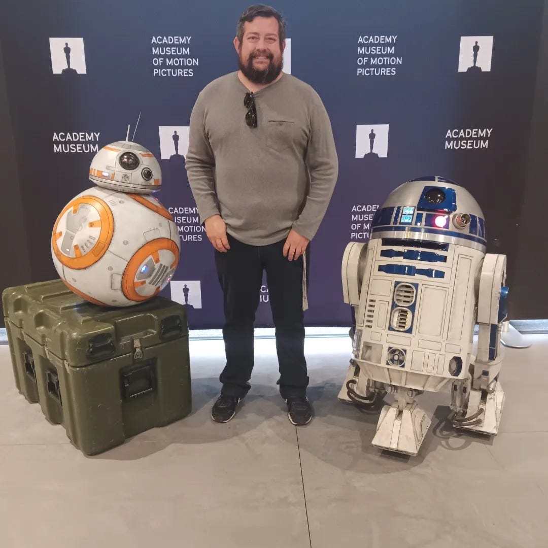 Celebrity sightings at the Academy Museum and Hollywood Boulevard plus an excerpt from my work ...