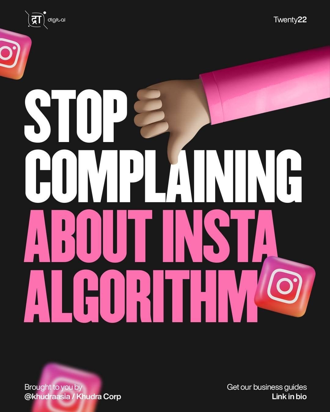 Stop complaining about Insta algorithm - Khudra - Medium