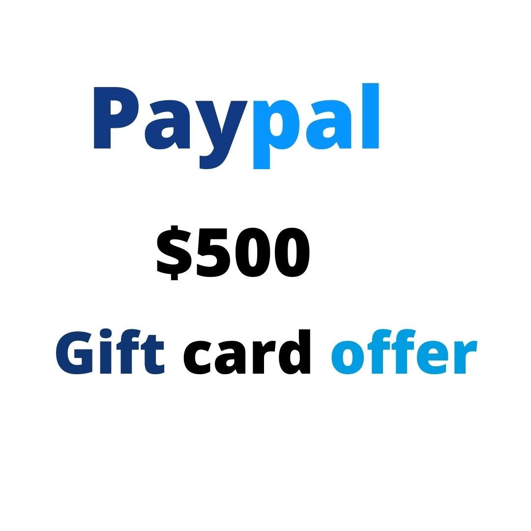 Get Paypal $500 Gift Card Offer - Sophia Ava - Medium
