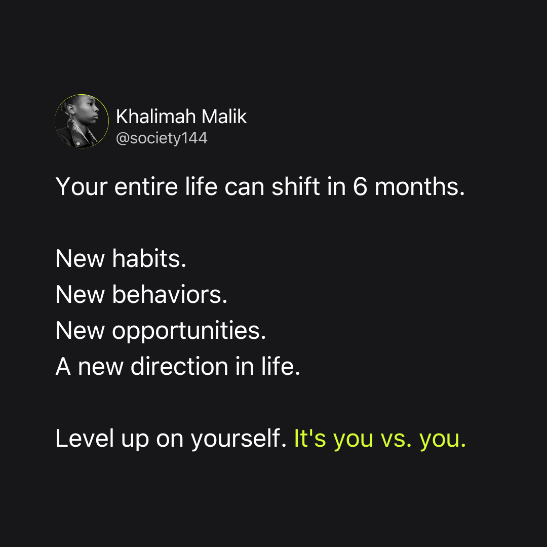 6 Game-Changing Ways to Self-Transform in 180 Days | by The Code of Khalimah | Medium