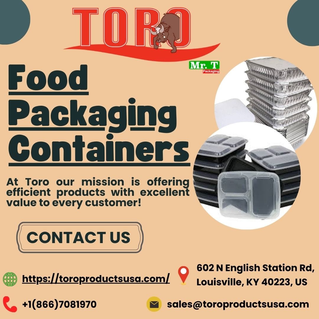 Food Packing Containers - Toroproductusa - Medium