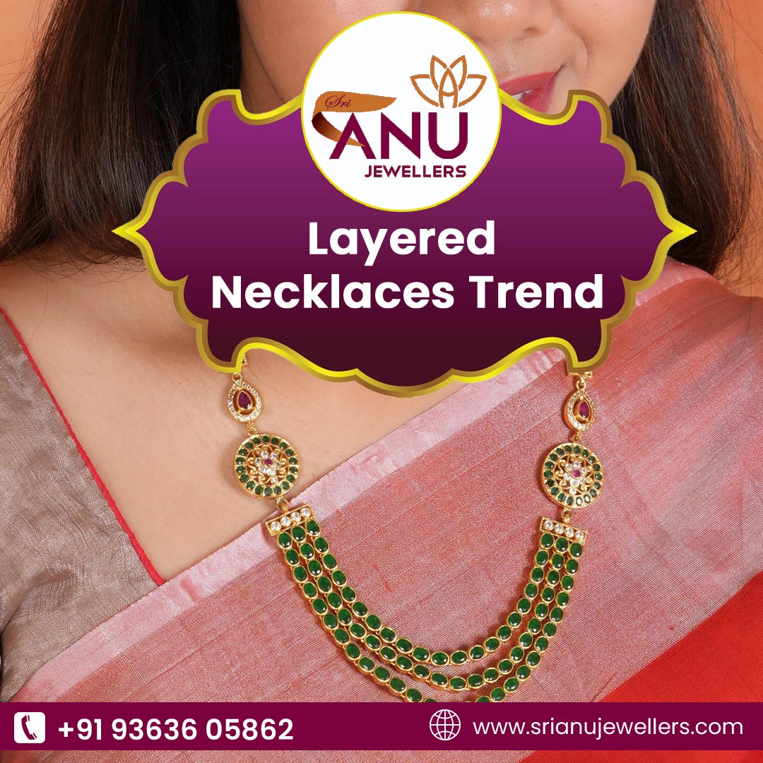 The Ultimate Layered Necklaces Trend for Bridal Glam | by Shri Anu ...