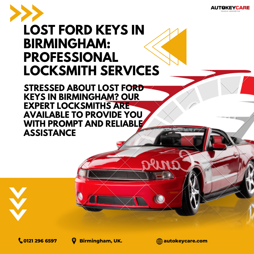 Lost Ford Keys in Birmingham. Losing your Ford car keys can be a… | by ...