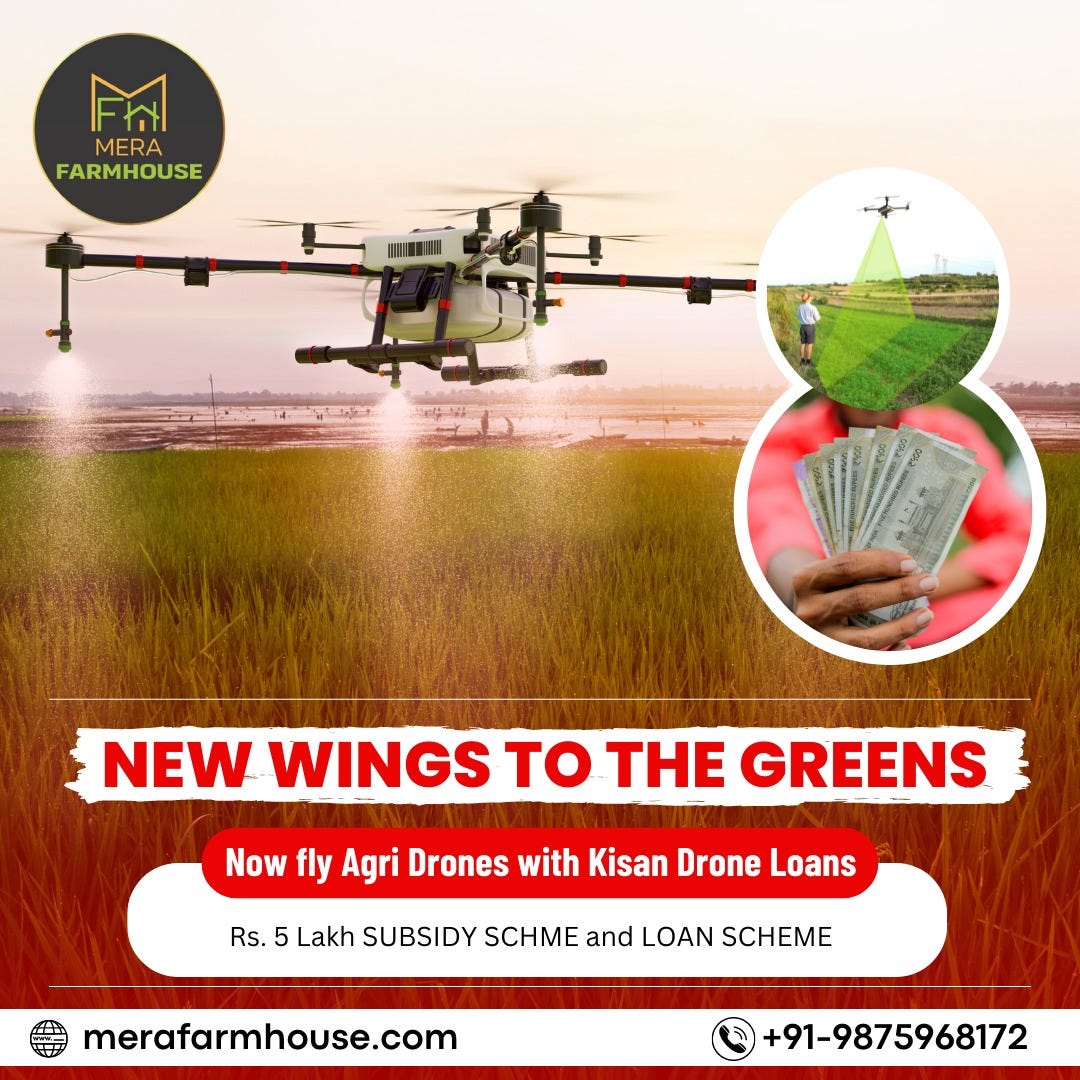 Take agriculture to new heights with all new and advanced Agri Drones. - Merafarmhouse - Medium