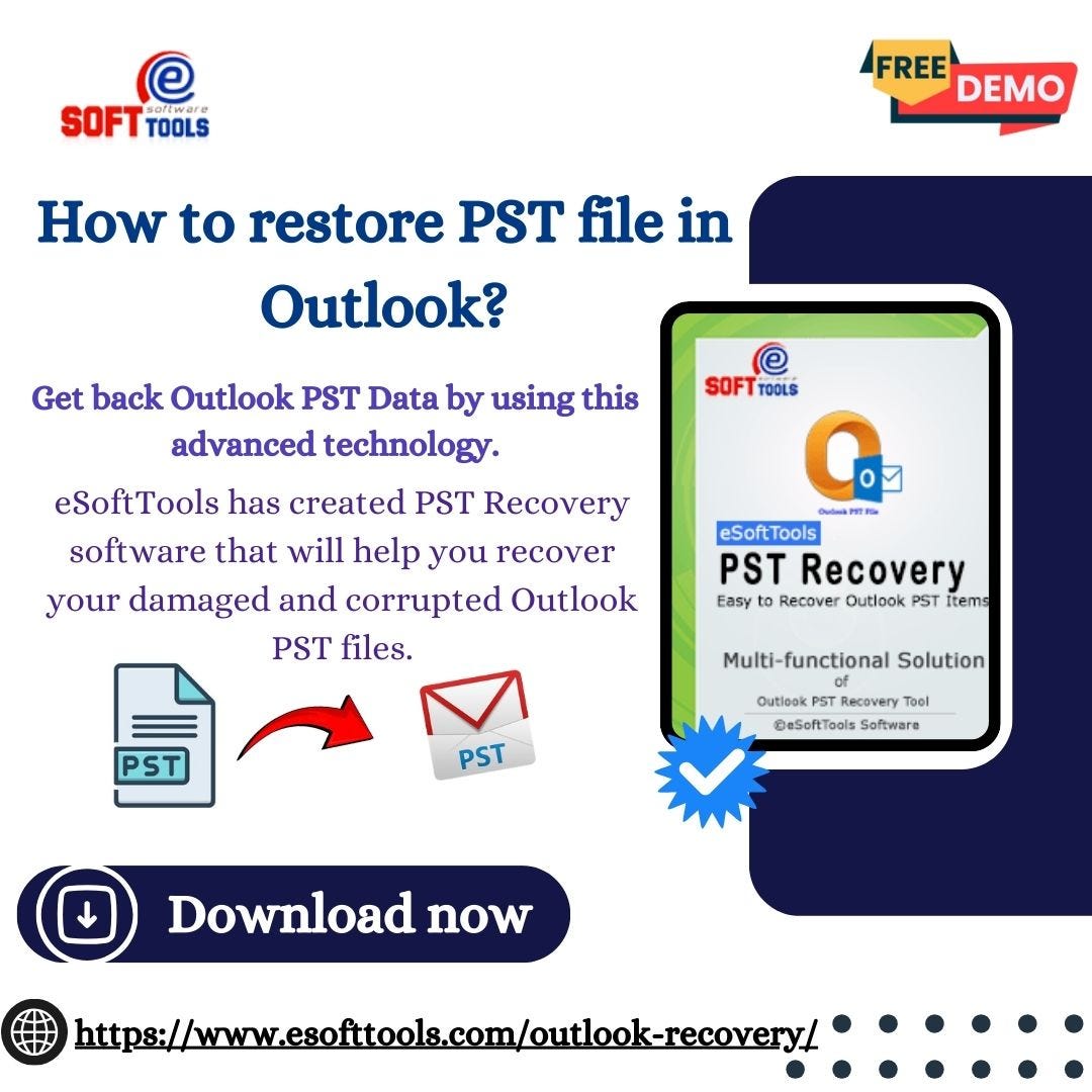 How to restore PST file in Outlook? - Johntwistr - Medium