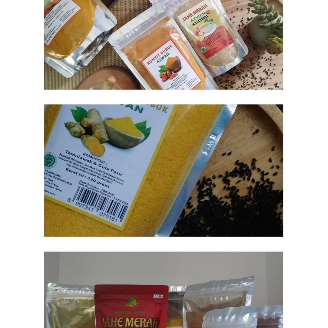 cara pengolahan jahe Produk Minuman Kesehatan Jahe Merah Herbal Azwa ...