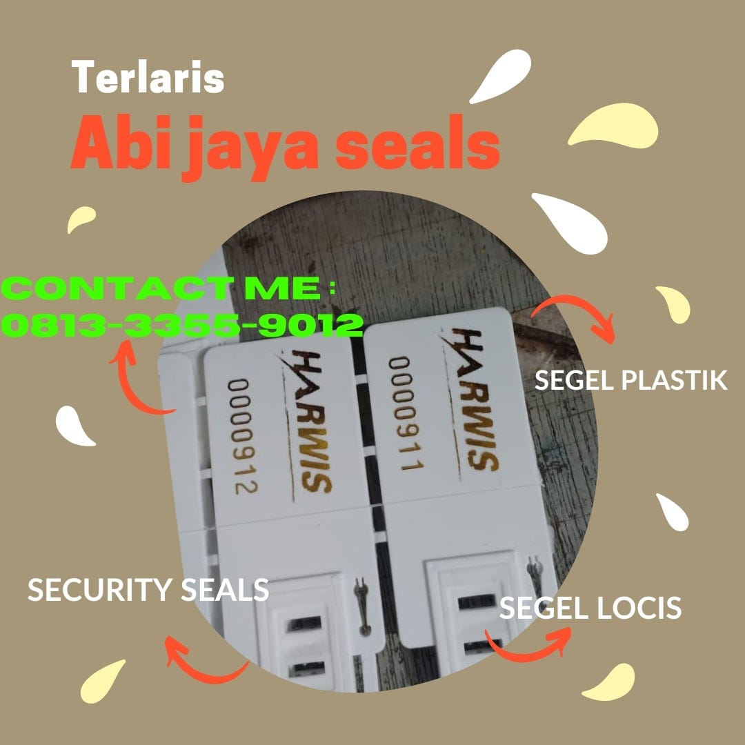 Toko Segel Plastik Segel Locis Harga Murah Kualitas Terbaik Di Maluku ...