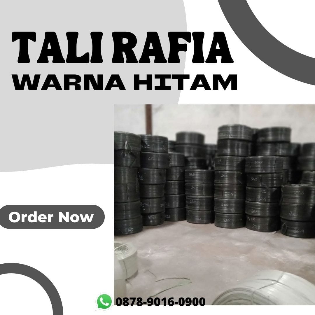 Banyak Pilihan Tali Rafia Plastik Warna Merah, Kuning, Biru, Hijau ...