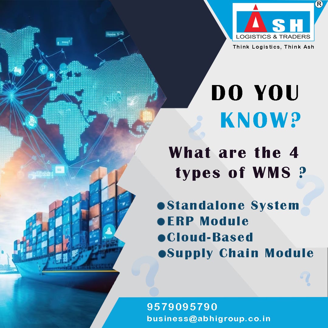 There are 4 Types of Warehouse Management Systems and each of them have ...
