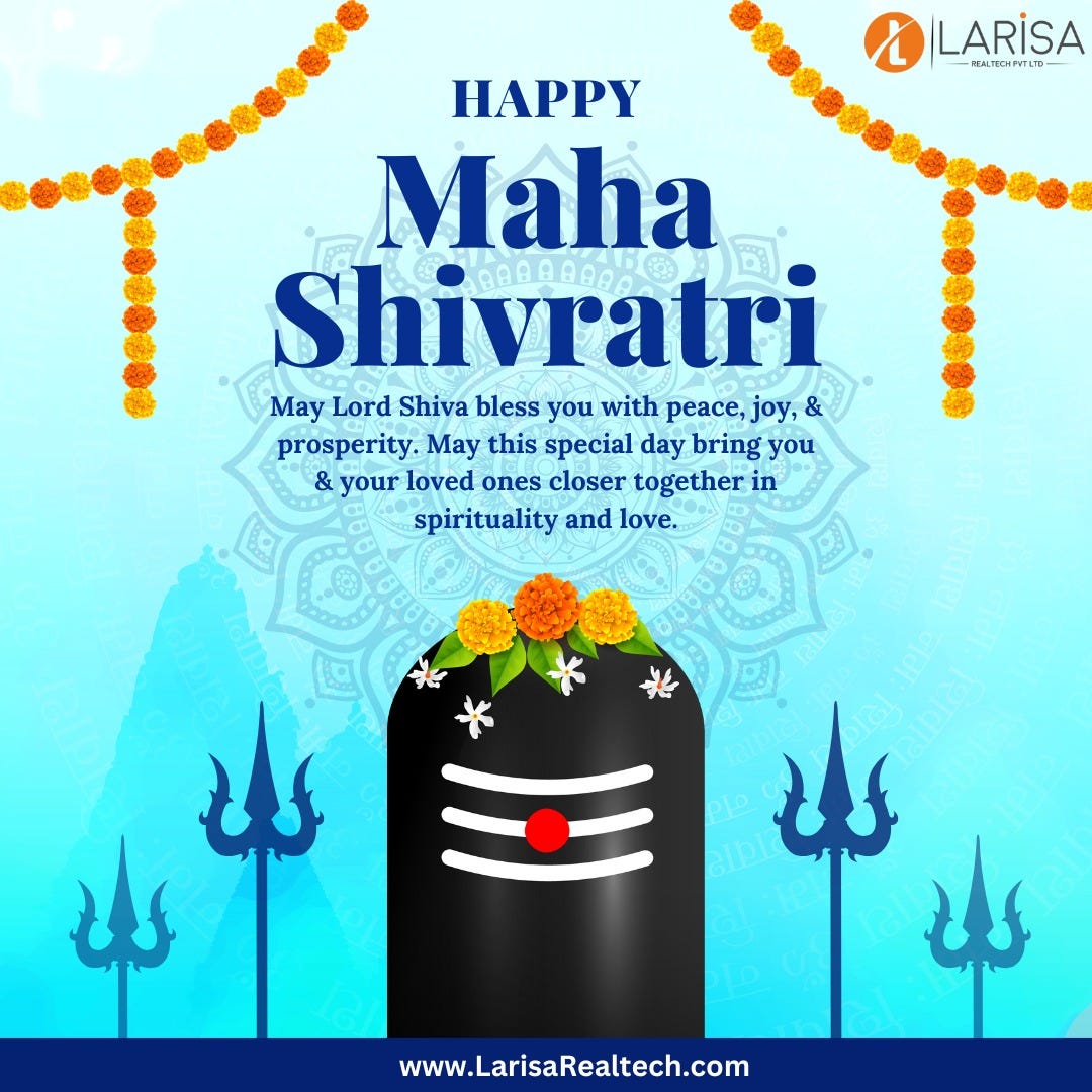 Happy Mahashivratri…! - Larisa Realtech - Medium