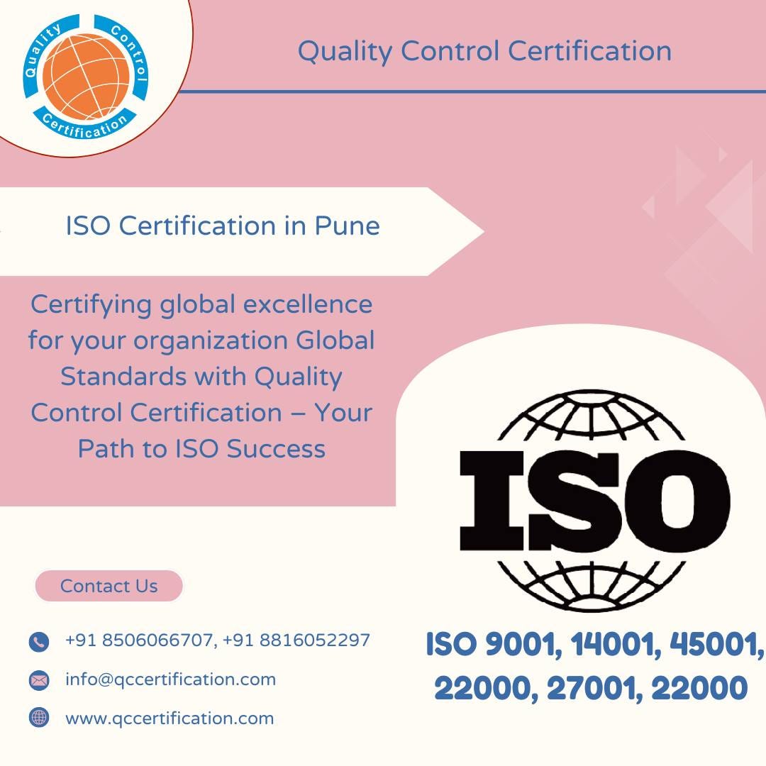 ISO Certification in Pune | Quality Control Certification ...