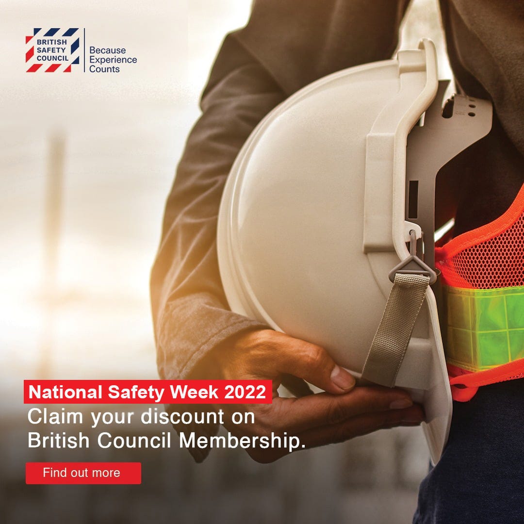 National Safety Week 2022 | Health and Safety Membership - British ...