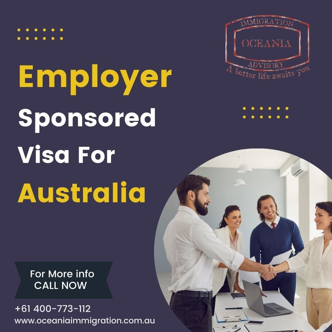 Employer Sponsored Visa for Australia - Oceania Immigration - Medium