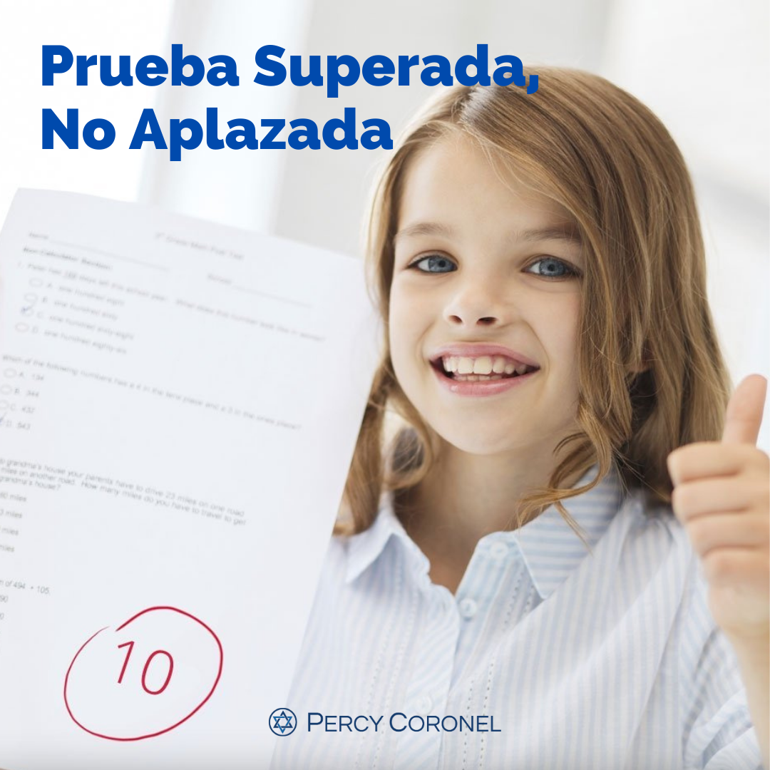 Prueba superada, no aplazada. Cuando cursaba mis estudios de pregrado ...