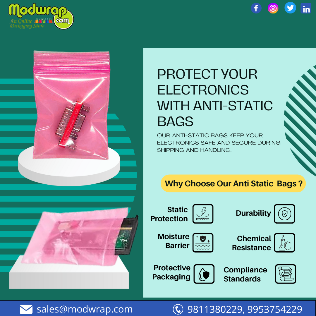 Why Anti-Static Bags are Essential for Electronic Parts? | by shivam ...