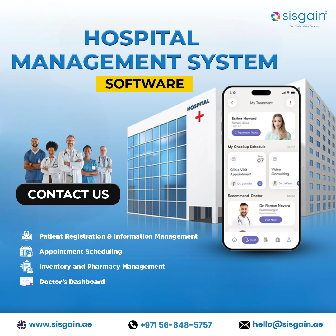 #1 Choice for Hospital Management System Software | SISGAIN ...