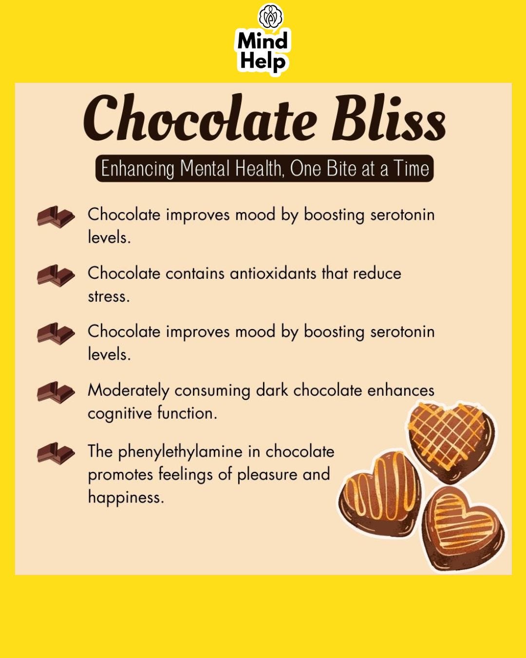 Indulge in the sweet therapy of chocolate! 🍫 Did you know it’s more ...