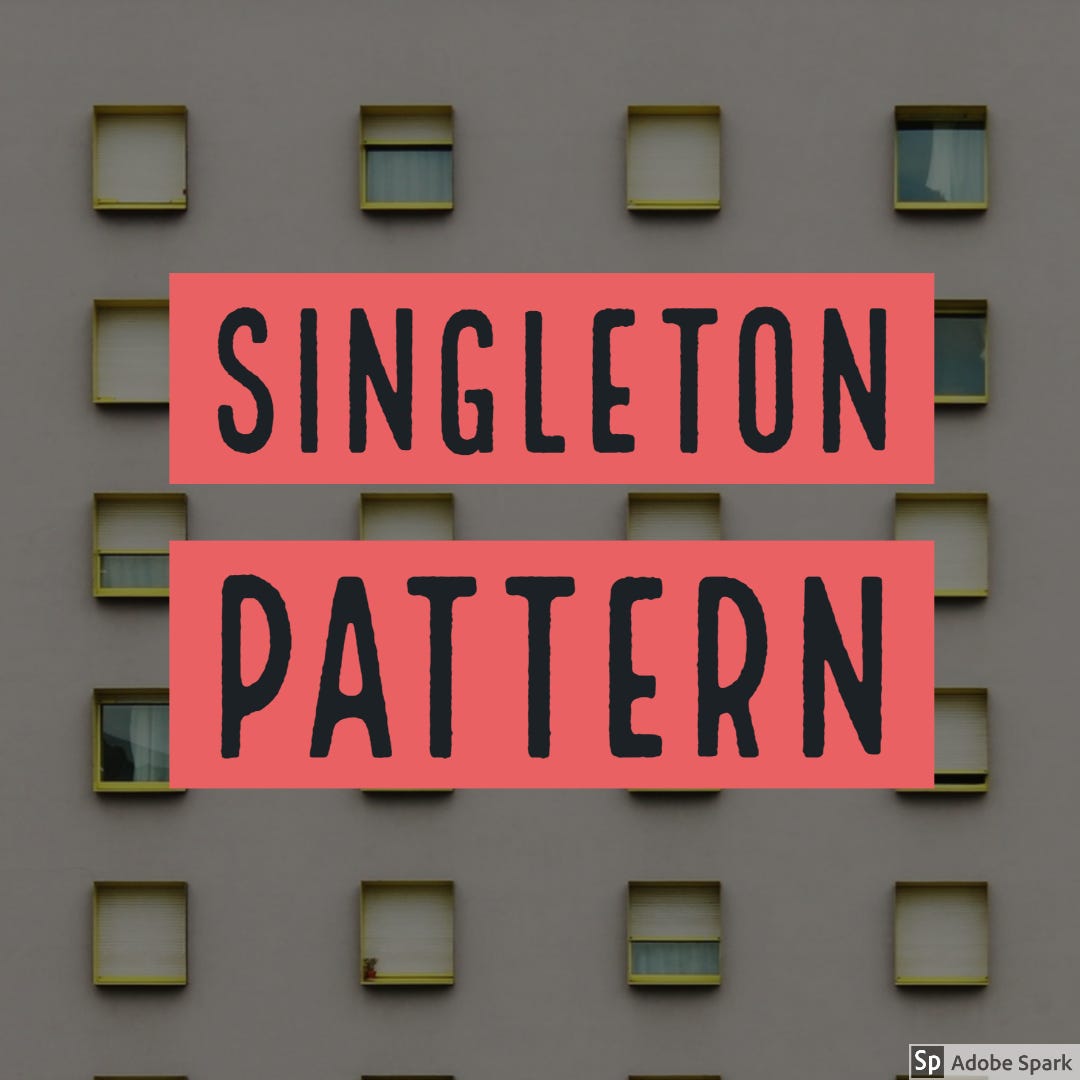 Singleton Design Pattern implementation in C# | by Karthik.AMR | codeburst