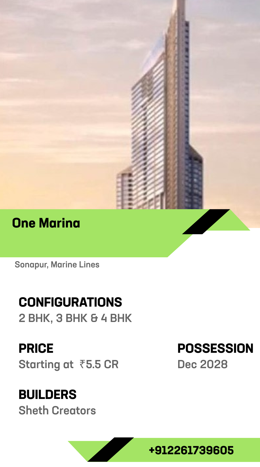 One Marina — 2,3&4 BHK Homes in Mumbai | Dwello - sai patil - Medium