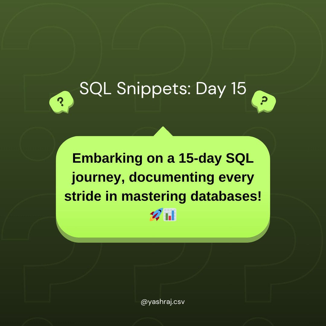 Unlocking the Secrets of SQL Mastery! 🌐🚀 | by Yash Raj Singh | Medium