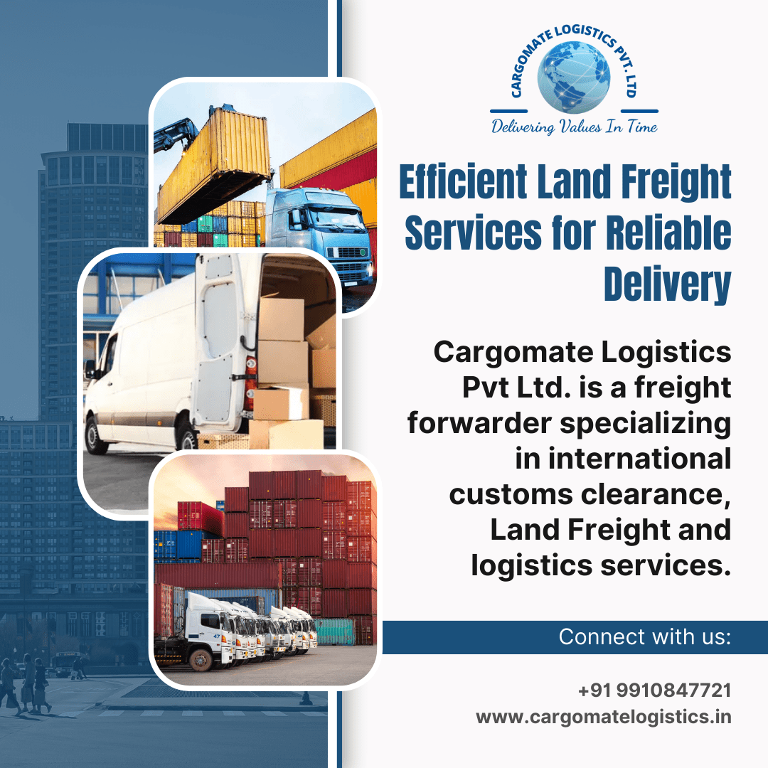Efficient Land Freight Services for Reliable Delivery - Cargomate Logistics - Medium