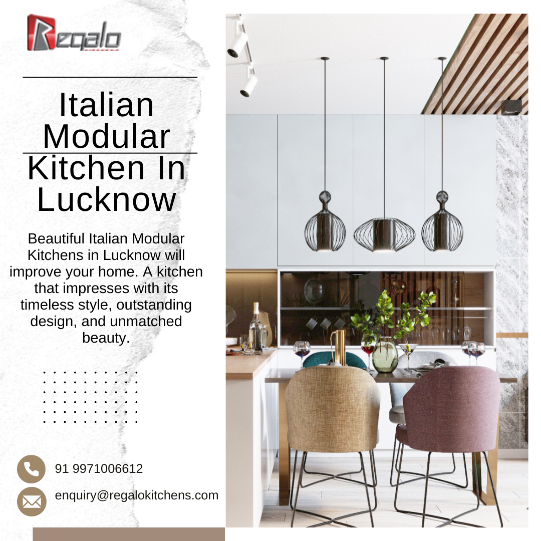 Italian Modular Kitchen In Lucknow | Regalo Kitchens A luxurious ...