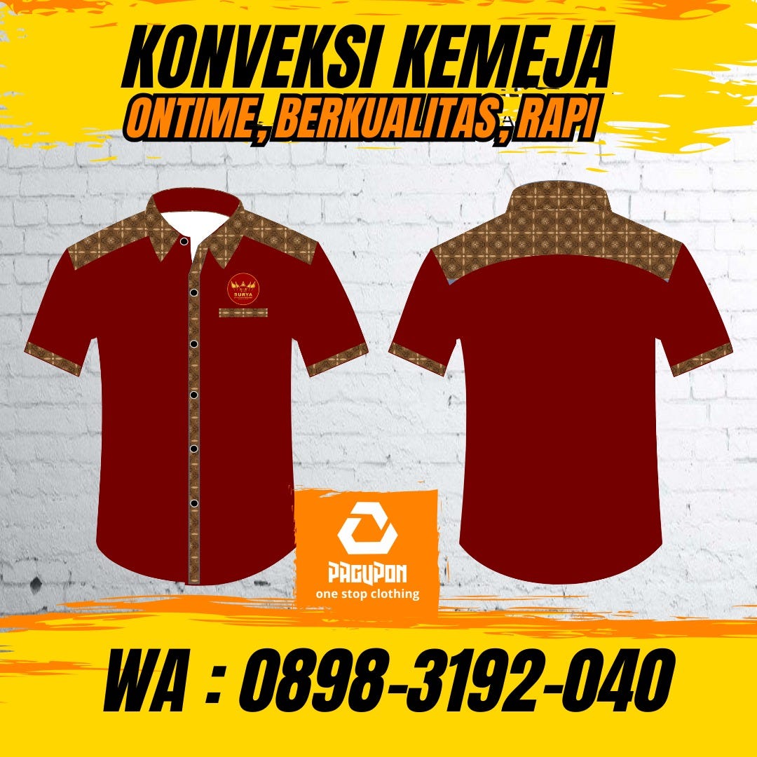 TERBAIK!! 0898–3192–040, Custom Kemeja PDH Uniform Kantor Kalimantan ...
