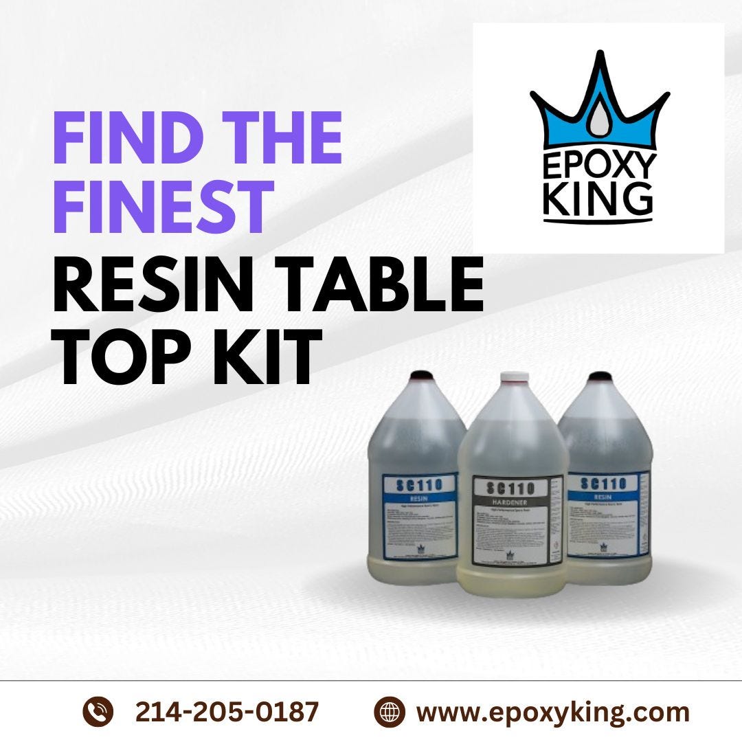 Find The Finest Resin Table Top Kit — Epoxy King - Epoxy King - Medium