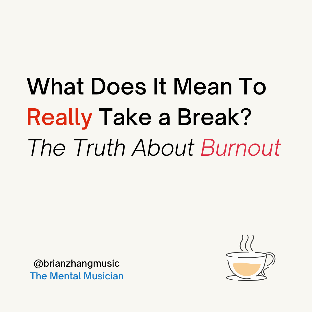The truth about burnout (as a musician) | by The Mental Musician | Nov, 2023 | Medium