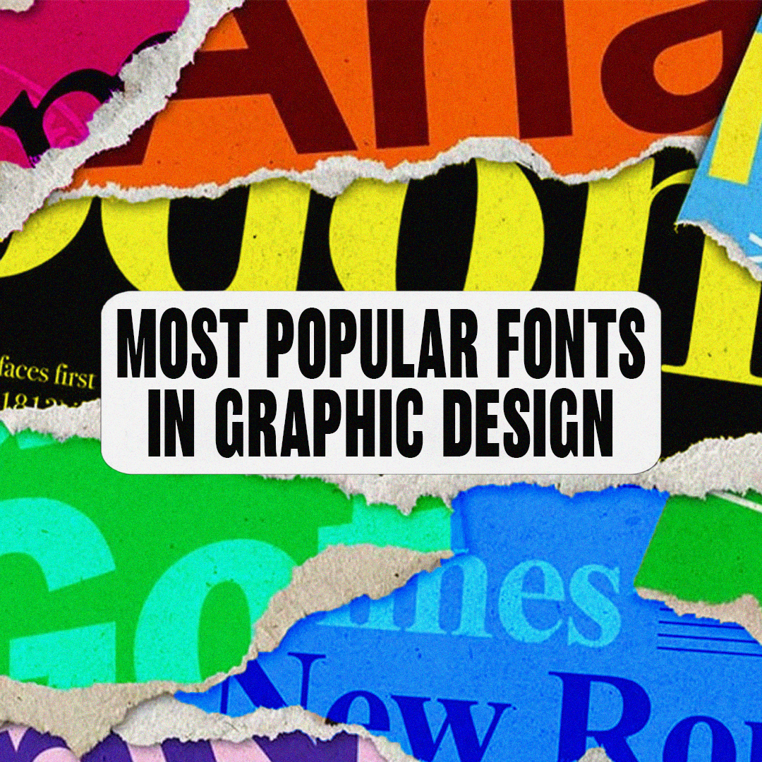 Most Popular Fonts in Graphic Design | by TwoX Studio | Medium
