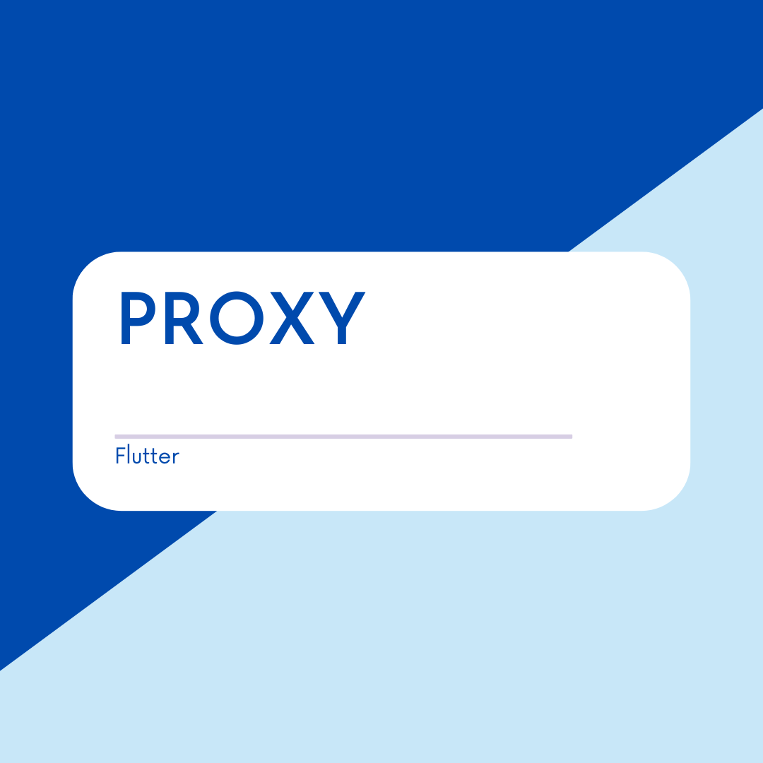 Proxy in Flutter. The Proxy pattern is responsible for… | by Alvaro Armijos | Medium