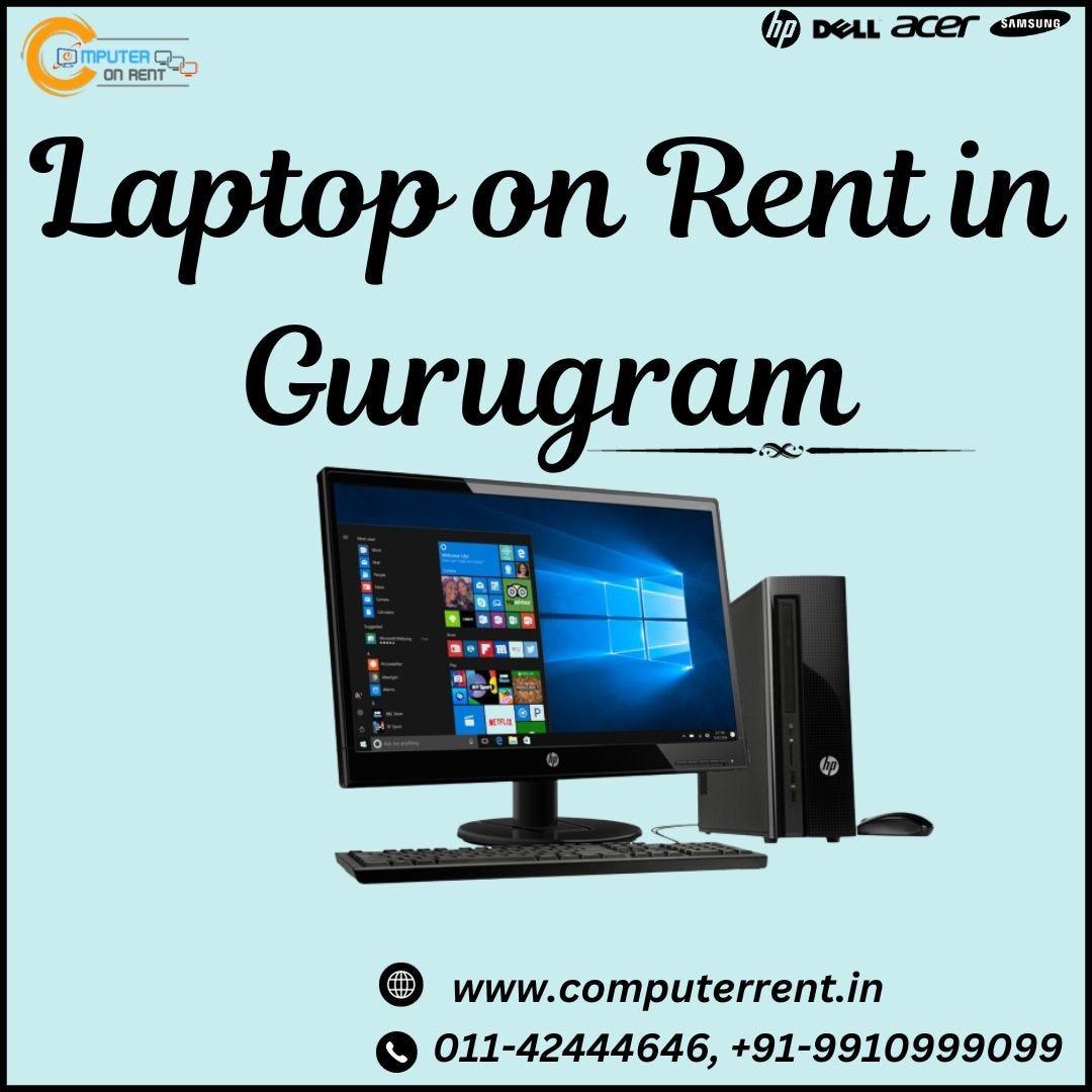 Laptop on rent in Gurugram - Computer on rent - Medium