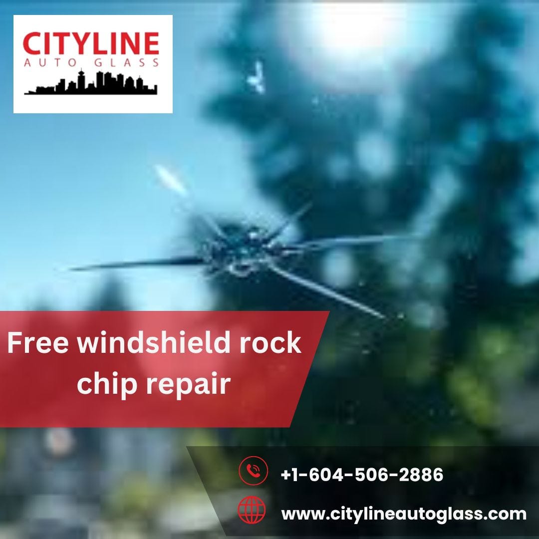 Free Windshield Rock Chip Repair | Cityline Auto Glass ...