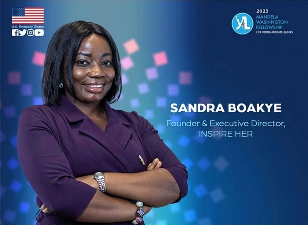 INSPIRE HER Founder Sandra Boakye is a 2023 Mandela Washington Fellow ...