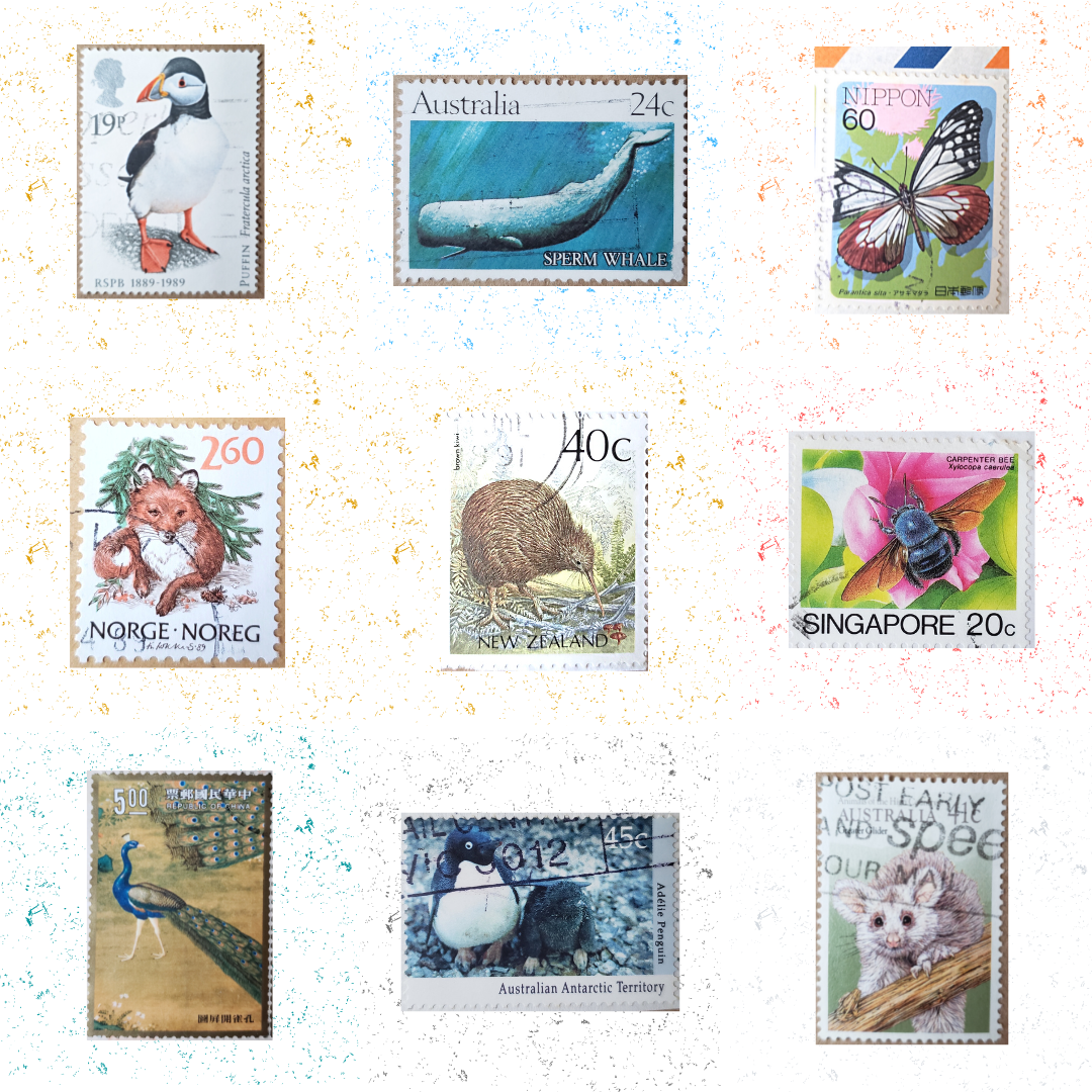 The Animal World in Stamps. And now, we turn the lens on wildlife ...