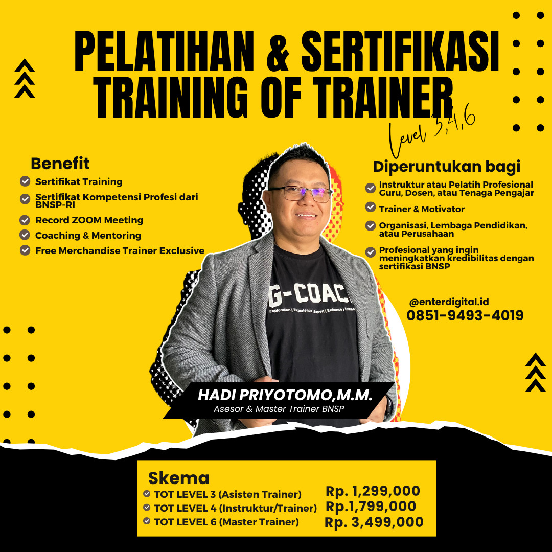 DIJAMIN! WA: 0851–9493–4019, Sertifikasi Tot Level 4 Mamuju Utara | by ...